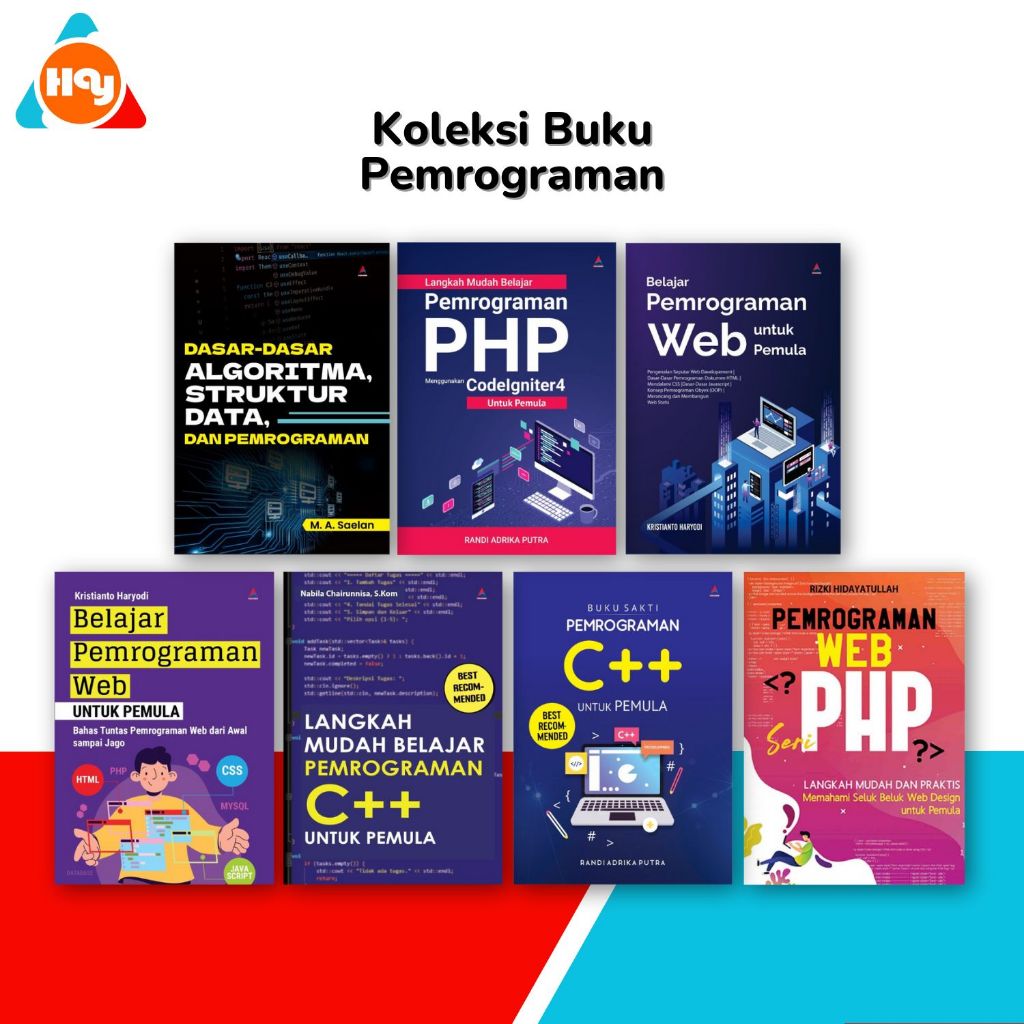 Jual Buku Pemrograman | Pemrograman WEB,Dasar-Dasar Algoritma, Struktur Data, Data Pemrograman ...