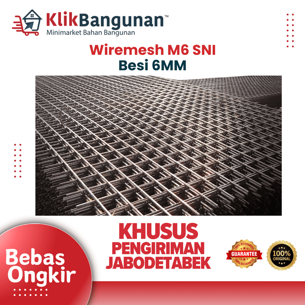 Jual Wiremesh SNI M6 M8 M10 - Besi Cor Dak Berbagai Ukuran | Shopee ...