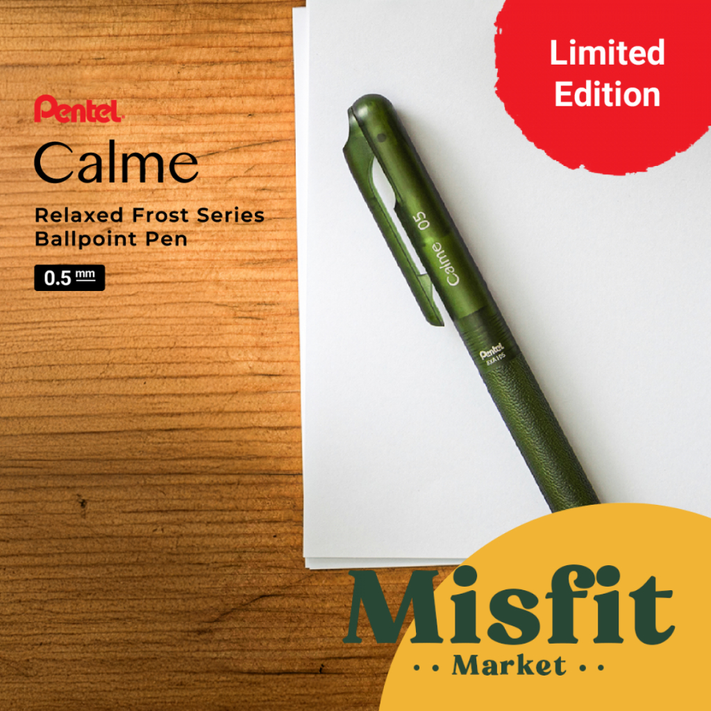 Jual Pentel Calme Relaxed Frost Series (Limited Edition) Ballpoint Pen ...
