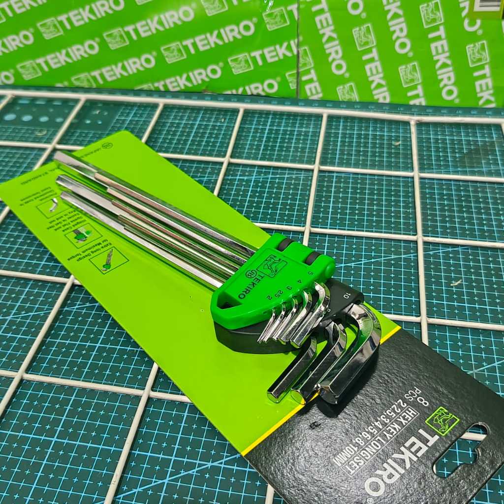 Jual Tekiro - Kunci L Panjang 1 Set Lengkap Extra Long Hey Key Set 8 ...