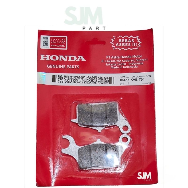Jual PAD SET FR DISK PAD DISPED DISPAD KAMPAS REM CAKRAM DEPAN HONDA ...