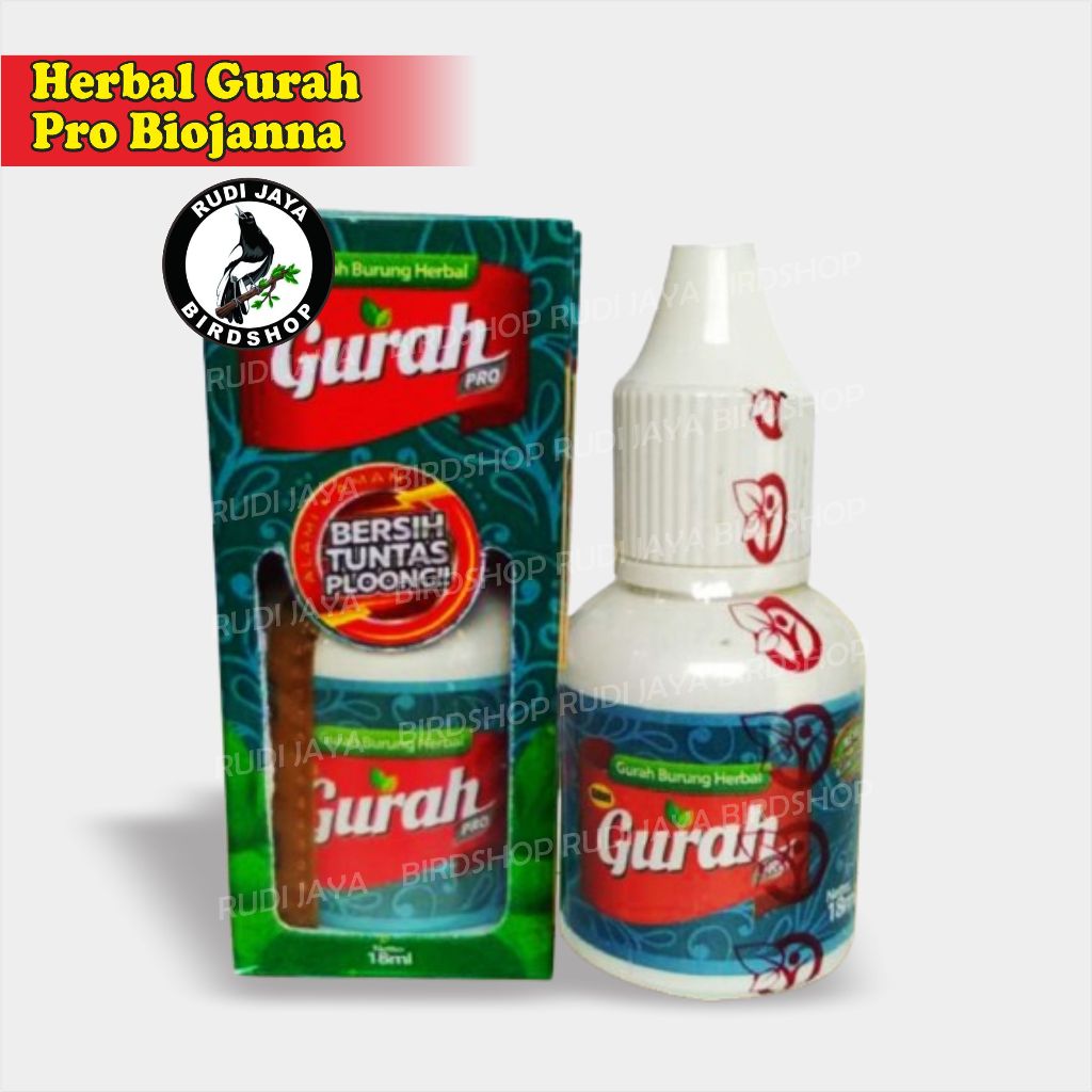 Jual GURAH PRO BIOJANNA OBAT HERBAL GURAH BURUNG KICAU SAKIT SERAK ...