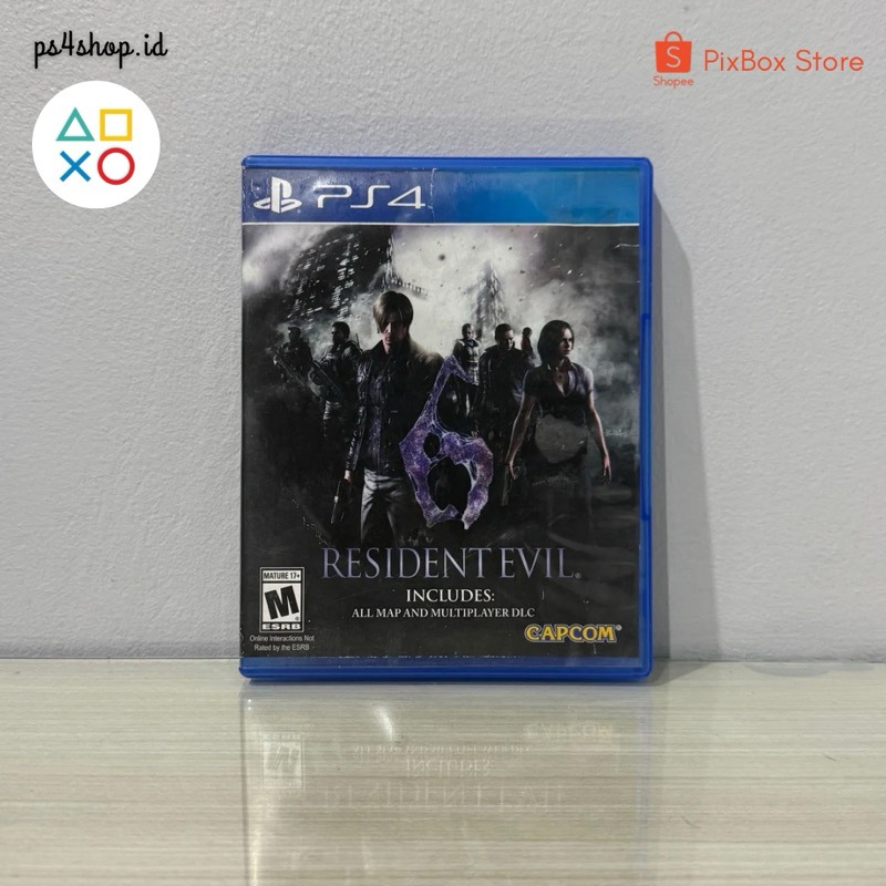 Jual BD KASET RESIDENT EVIL 6 PS4 SECOND BEKAS GAME AKSI HOROR RE 6 | Shopee Indonesia