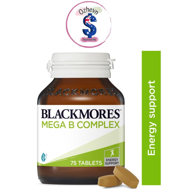 Jual BLACKMORES MEGA B COMPLEX 75 TABLETS | Shopee Indonesia
