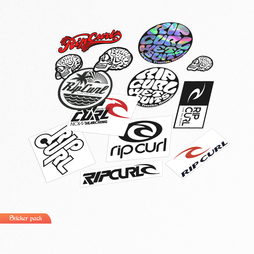 Jual Stiker distro Brand RipCurl / Sticker Pack | Shopee Indonesia