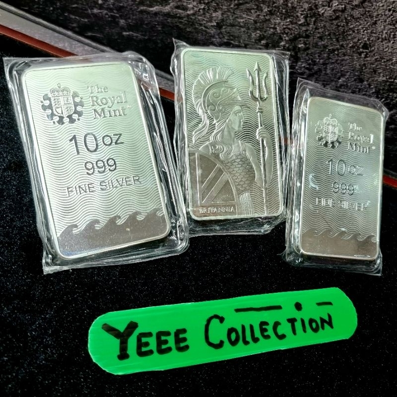 Jual Perak Batangan Royal Mint 10 oz - Silver Bar Murni | Shopee Indonesia