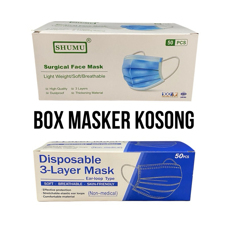 Jual Box Masker 3ply Kosong / Kotak Masker Kosongan | Shopee Indonesia