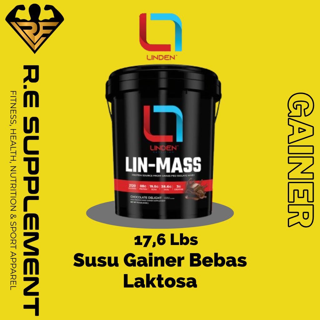 Jual LINDEN LIN MASS Mass Gainer Isolate 17.6LB Bstores | Shopee Indonesia