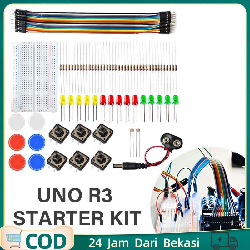 Jual Arduino Kit Lengkap Arduino Set Arduino Kit Arduino Uno R3 Kit Shopee Indonesia