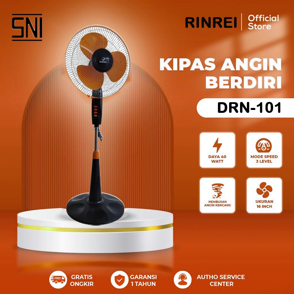 Jual COD KIPAS ANGIN BERDIRI ADVANCE 16 INCH SF-16A STAND FAN MURAH ELEKTRONIK RINREI 16INCH ...