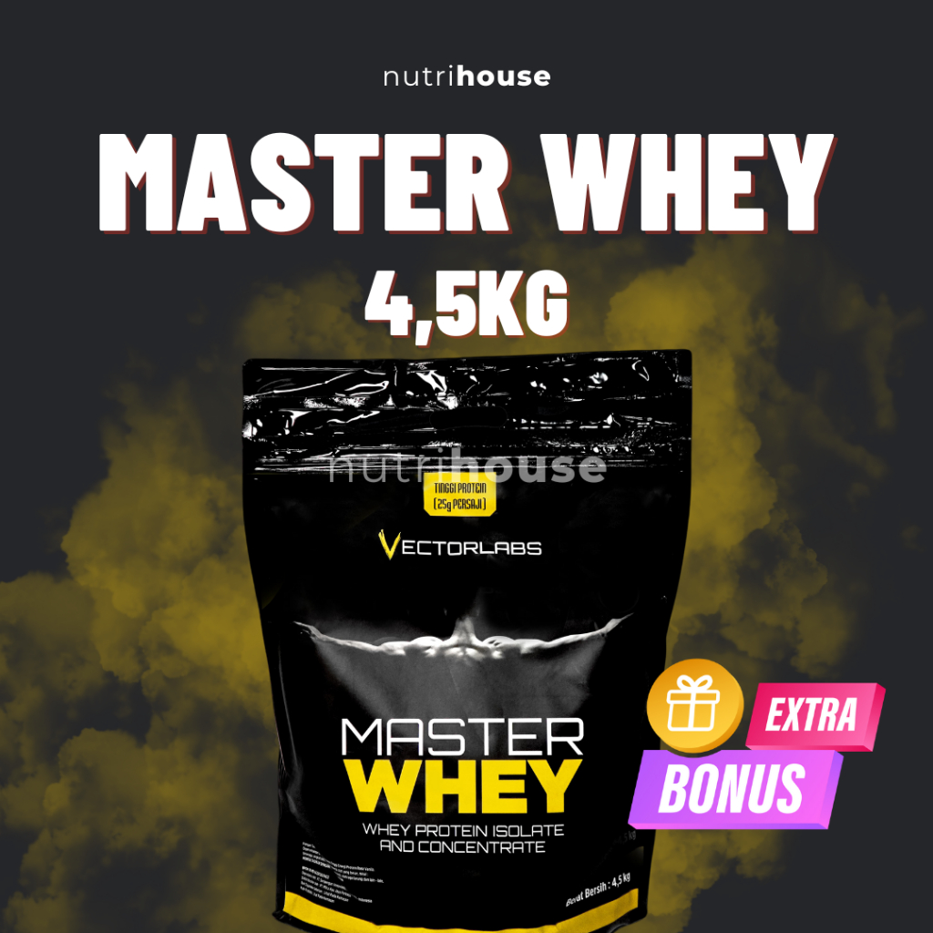 Jual Vectorlabs MASTER WHEY 4,5kg 100 servings Masterwhey Whey Protein ...