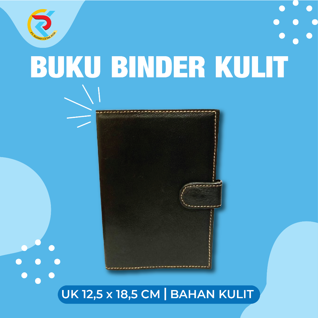Jual Buku Binder Berbahan Kulit- Alat Tulis Kantor | Shopee Indonesia