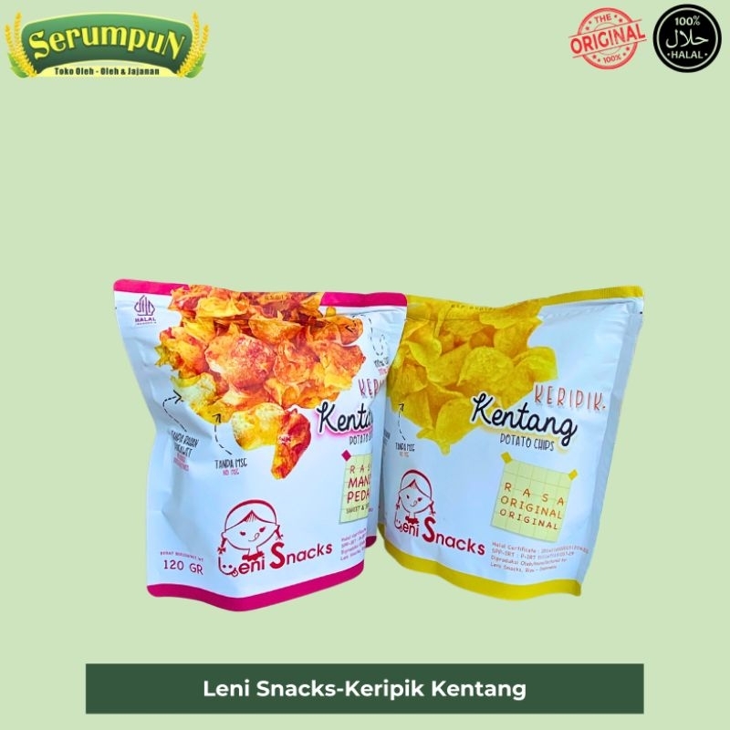 Jual Kripik Kentang Leni Snacks | Kripik Kentang | Potato Chips | Shopee Indonesia