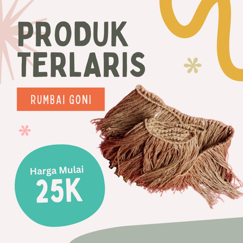 Jual Rumbai tali goni aksesoris adat | Shopee Indonesia