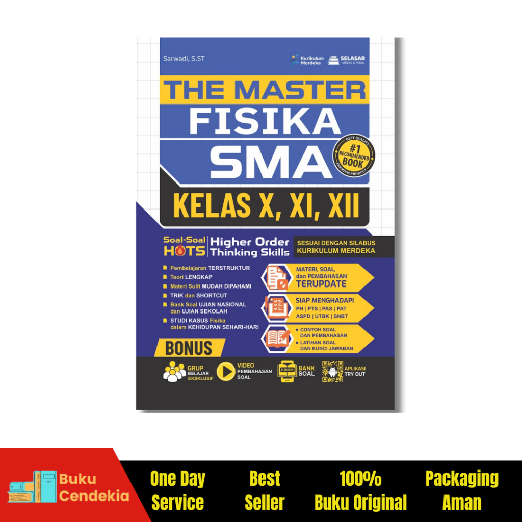 Jual Selasar Media Utama - Buku The Master Fisika Sma Kelas X, XI, XII - Original | Shopee Indonesia