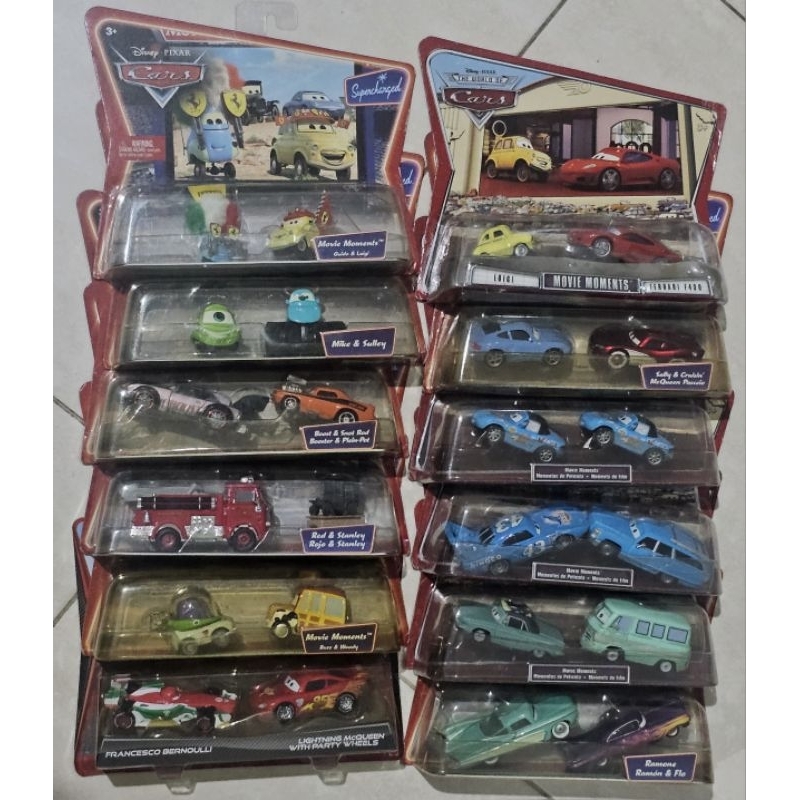 Jual mainan disney pixar cars supercharged dan world of cars movie ...