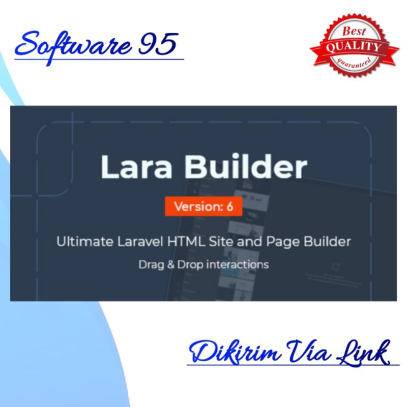 Jual LaraBuilder v6.7 – Laravel Drag & Drop SaaS HTML Site Builder Script | Shopee Indonesia