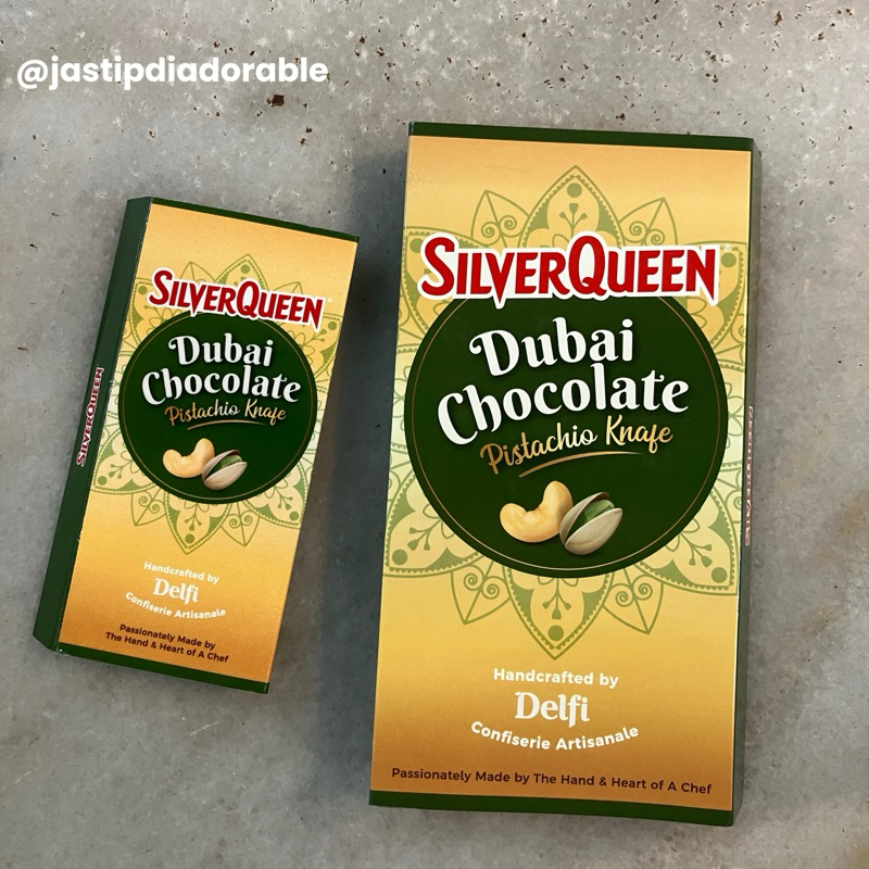 Jual COKLAT DUBAI SILVERQUEEN DUBAI CHOCOLATE PISTACHIO KUNAFA | Shopee Indonesia