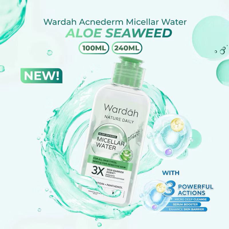 Jual Tukubeauty Warda Nature Daily micellar water beli 1 gratis 1 100ml ...