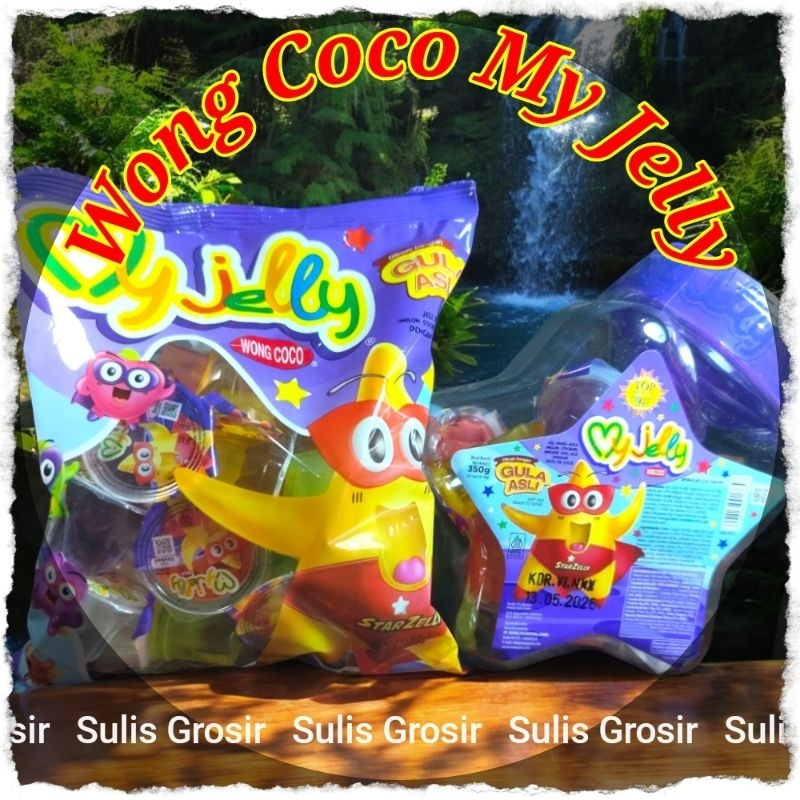 Jual Wong Coco My Jelly Per Pack Isi 30 cups dan Toples Isi 25 cups ...