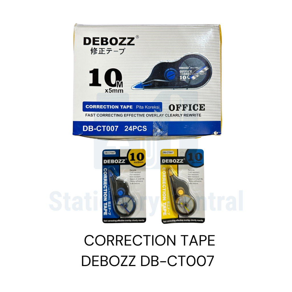 Jual Correction Tape Debozz DB-CT007 DB-CT013 10 meter Tipe X / Tipe-X ...