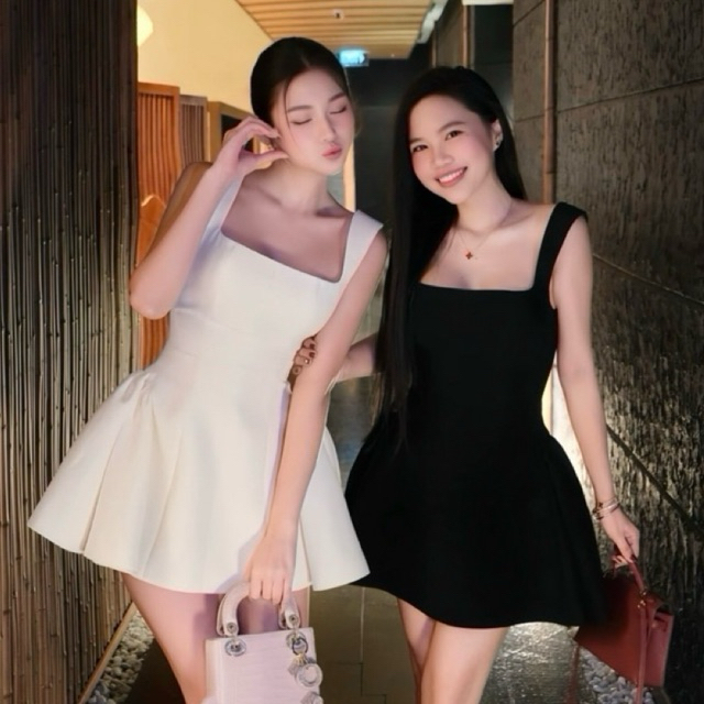 Jual FIRST CLOTHING [READY INSTAN/SAMEDAY] | KAYLA DRESS MINI MERAH ...