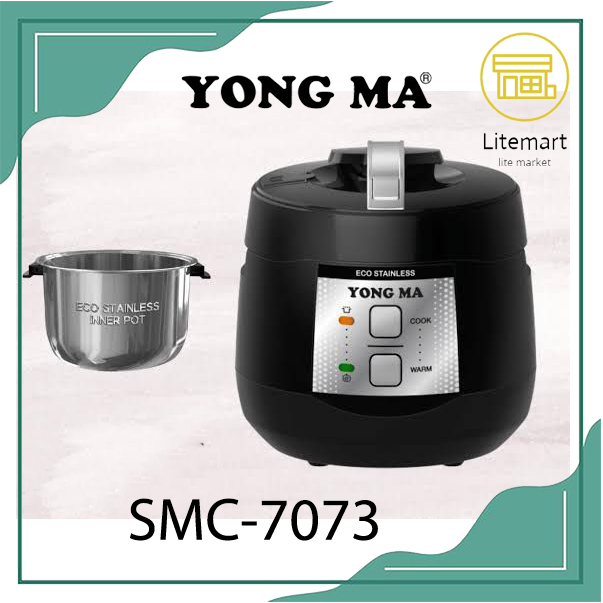 Jual YONGMA RICE COOKER STAINLESS 2L SMC 7073 / SMC 4053 | Shopee Indonesia