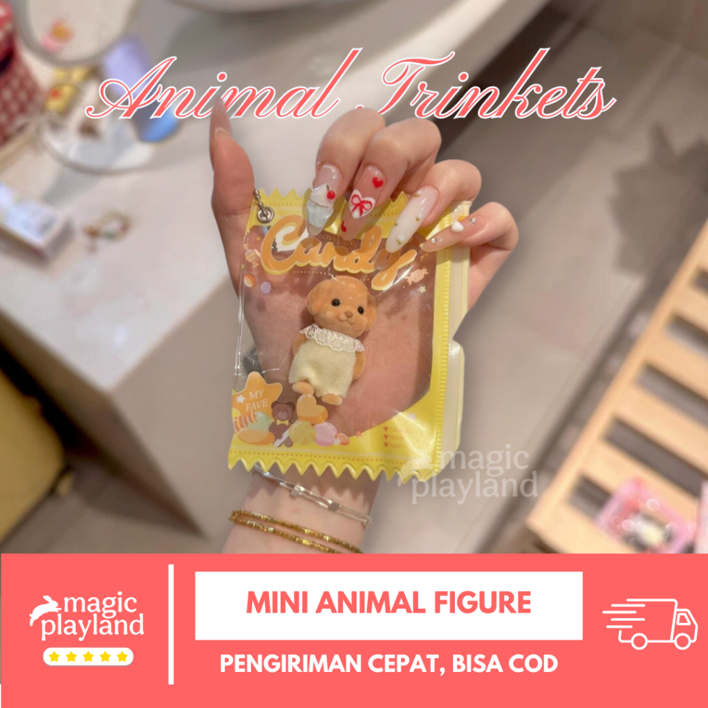 Jual [READY] Mini Animal Trinkets Familis Sylvinial Poodle New Boneka ...