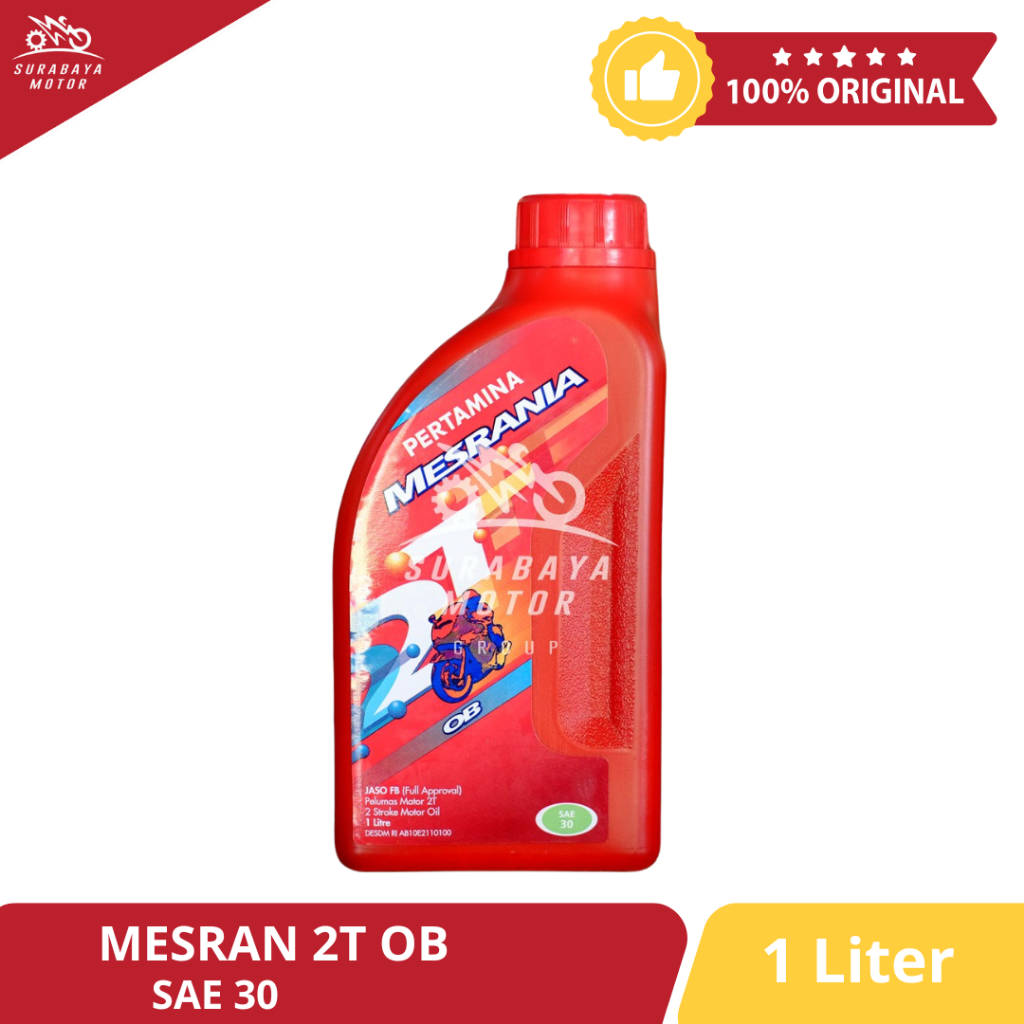 Jual Oli MESRANIA 2T OB Pertamina 1L Mesran Samping 1Liter 1 Liter JASO ...