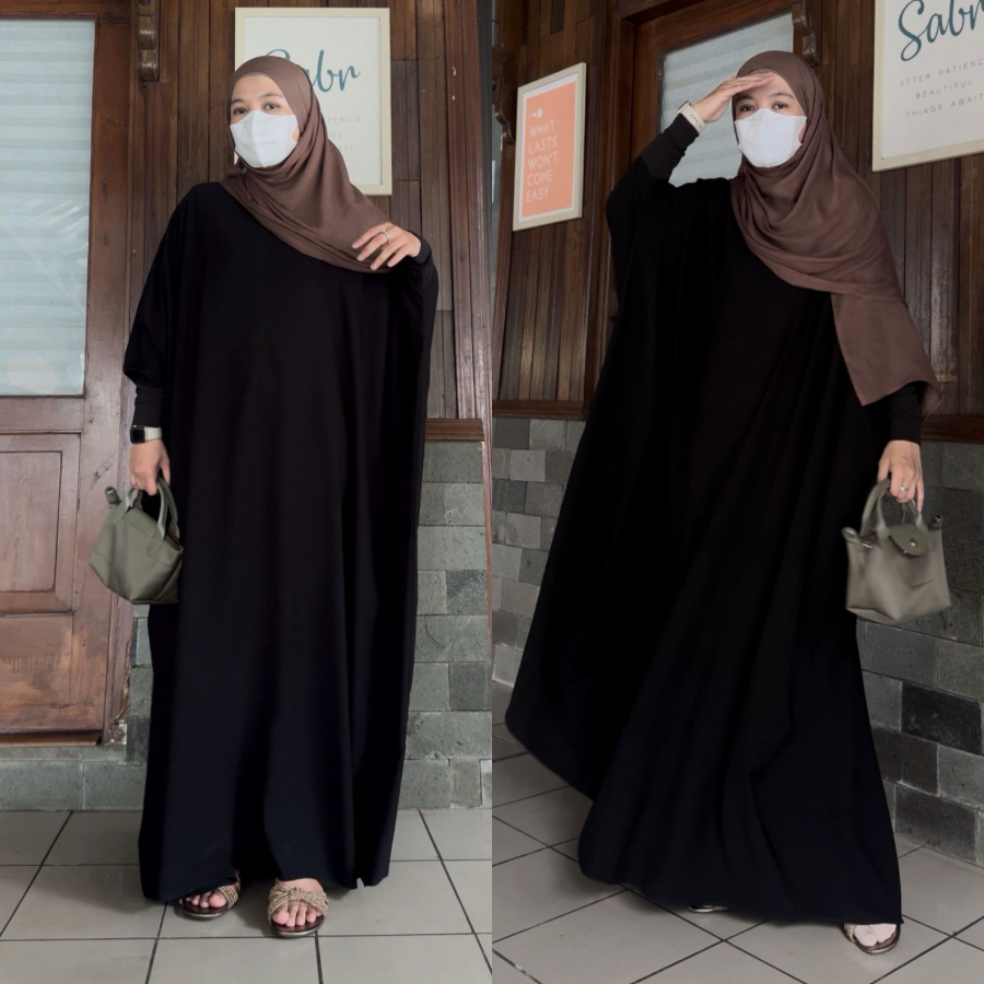 Jual Abaya basic / abaya yalili / abaya dubai / abaya mekah | Shopee Indonesia