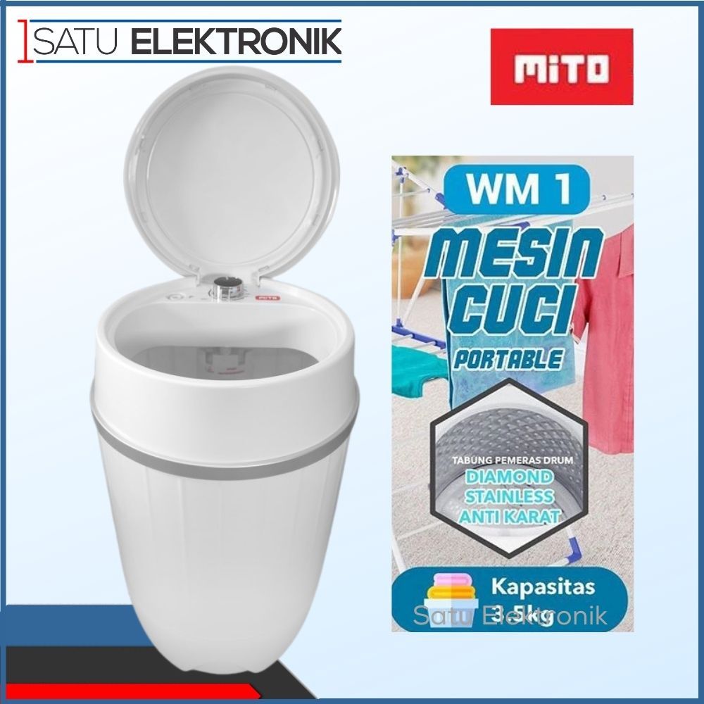Jual Mito WM1 Mesin Cuci Portable Mini 3,5 Kg | Shopee Indonesia