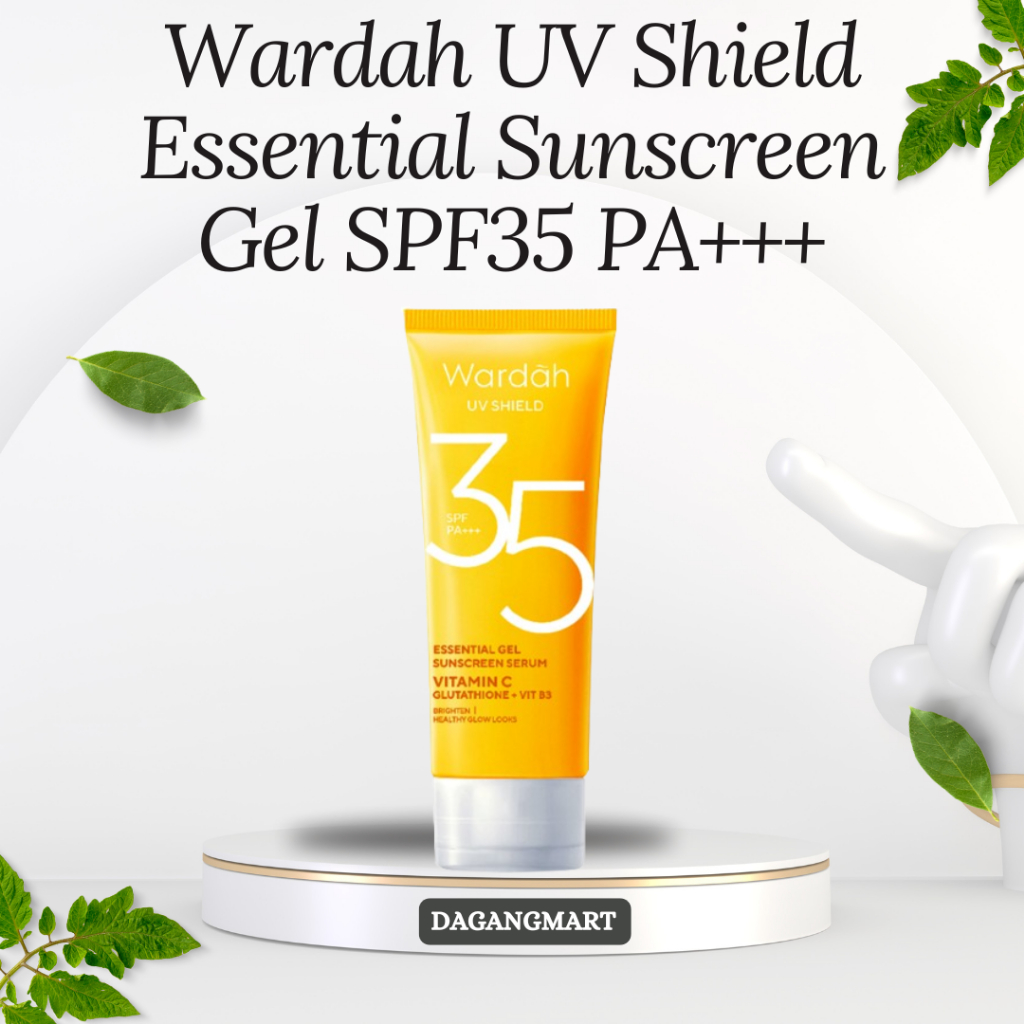 Jual WARDAH UV Shield Essential Sunscreen Gel SPF 35 PA+++ 40 ml ...
