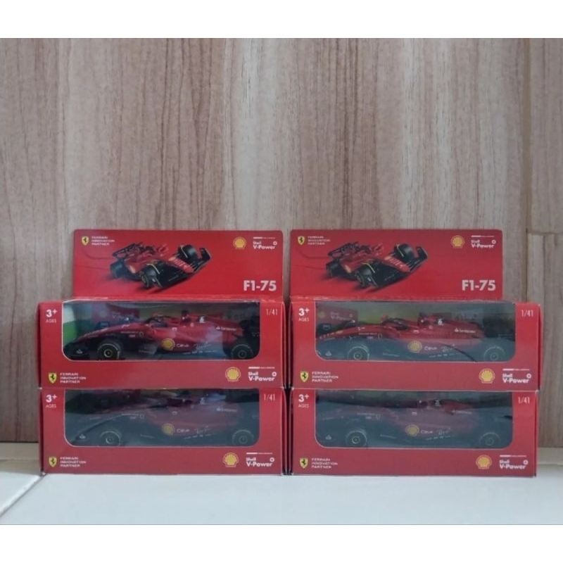 Jual Diecast Formula 1 Ferrari F1-75 Edisi Shell | Shopee Indonesia