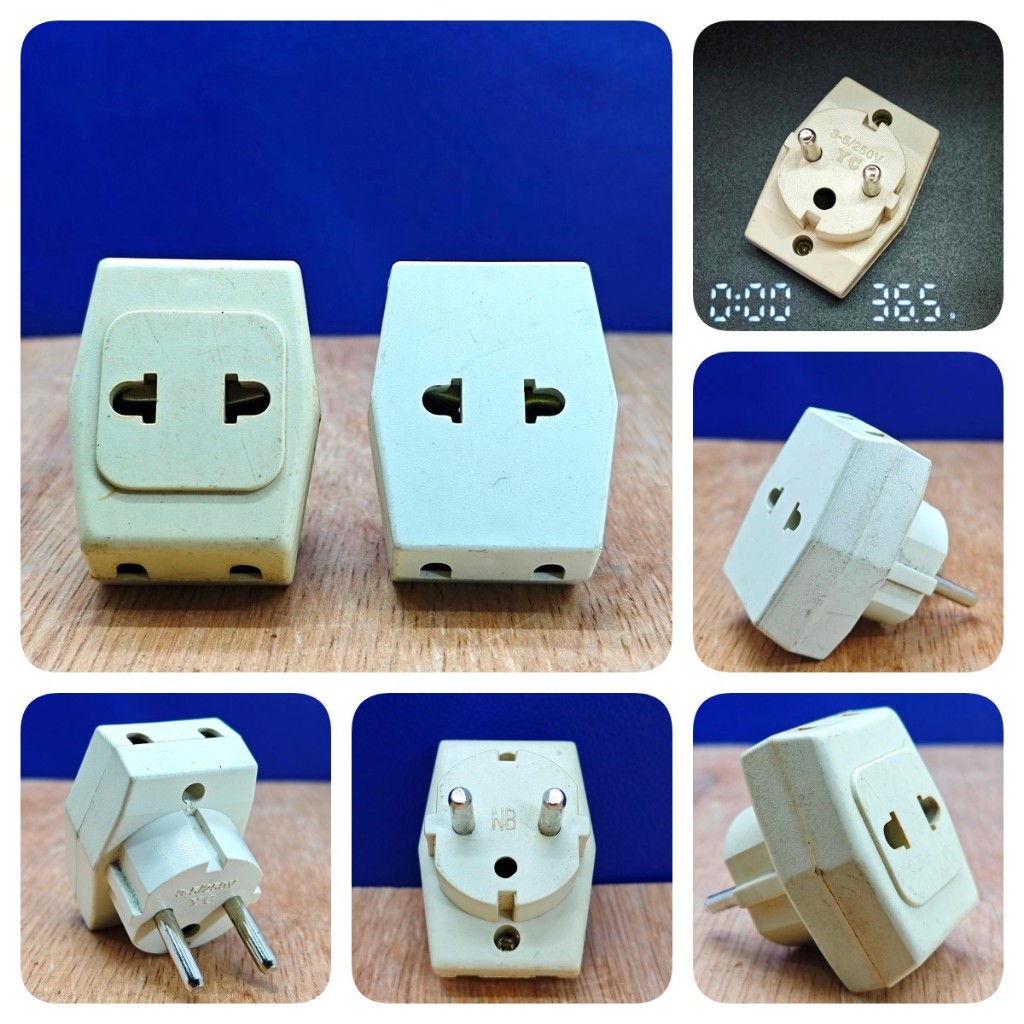 Jual TER MURAH T 3 CABANG BORONGAN TOKO TUTUP steker colokan listrik 3 ...