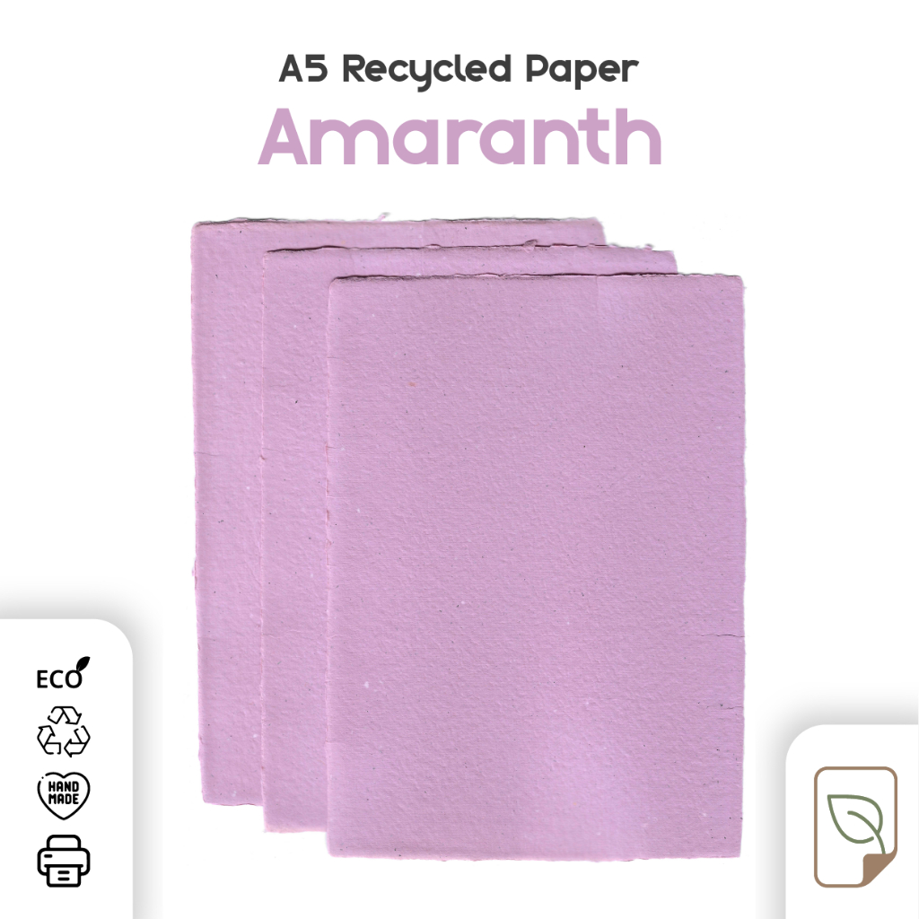 Jual [AMARANTH] A5 Kertas Daur Ulang / Recycle Paper / Handmade / by ...