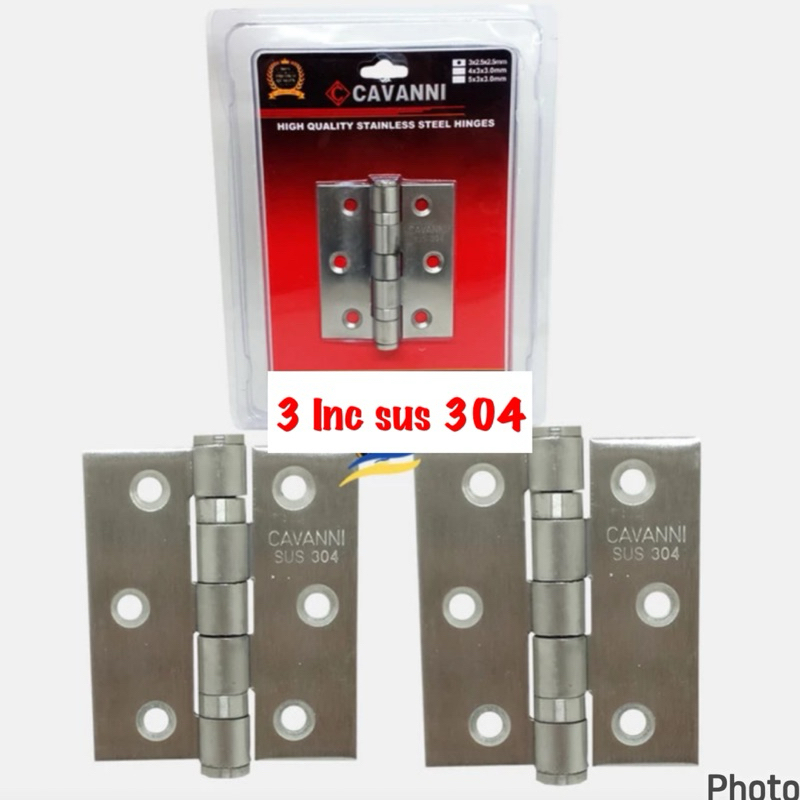 Jual Engsel 3 Inch SUS 304/ ENGSEL 3 INC HITAM KODAI ENGSEL JENDEL ...