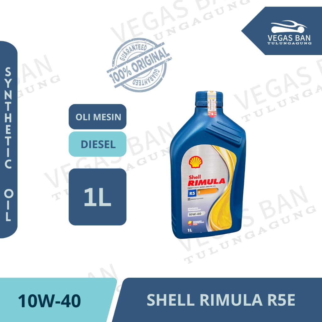 Jual SHELL Rimula R5E SAE 10W-40 Oli Mobil Diesel Synthetic Technology ...