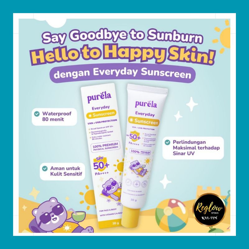 Jual Purela Physical Sunscreen SPF 50+ (PA ++++) | Shopee Indonesia