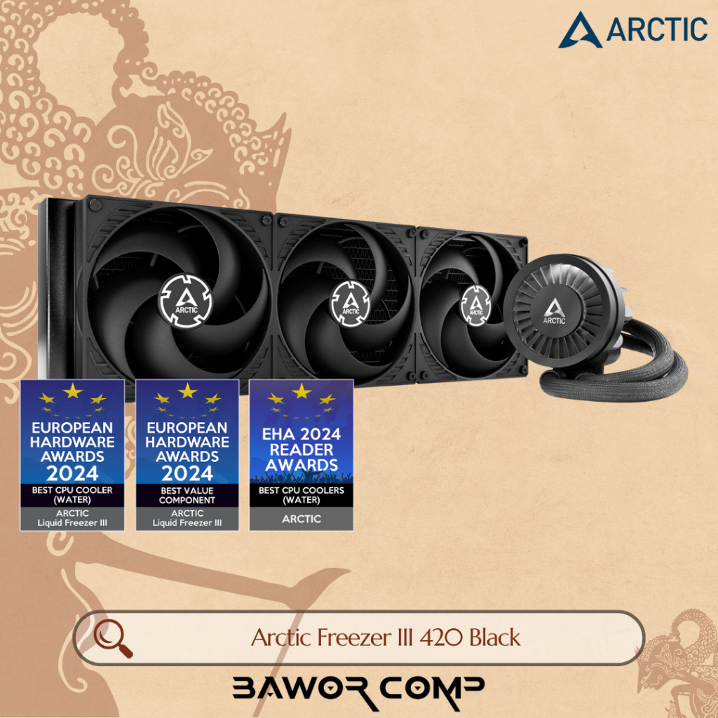 Jual Arctic Freezer III 420 Black 420mm | AIO CPU Cooler Water Cooling ...