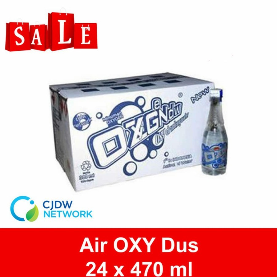 Jual Air OXY Oksigen / Oxygen Drinking Water Botol 470ml x 24 botol ...