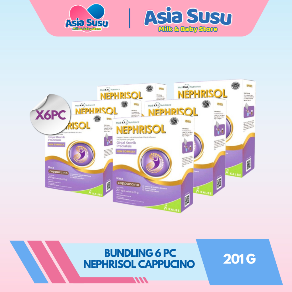 Jual [BUNDLE] Nephrisol 201gr x 6pc - Nutrisi Rendah Protein Ginjal ...