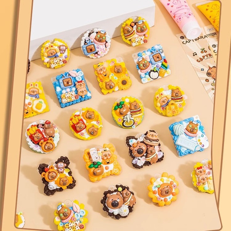 Jual Capibala Cream Glue Gooka Set Children's Sticker Toy DIY Material ...