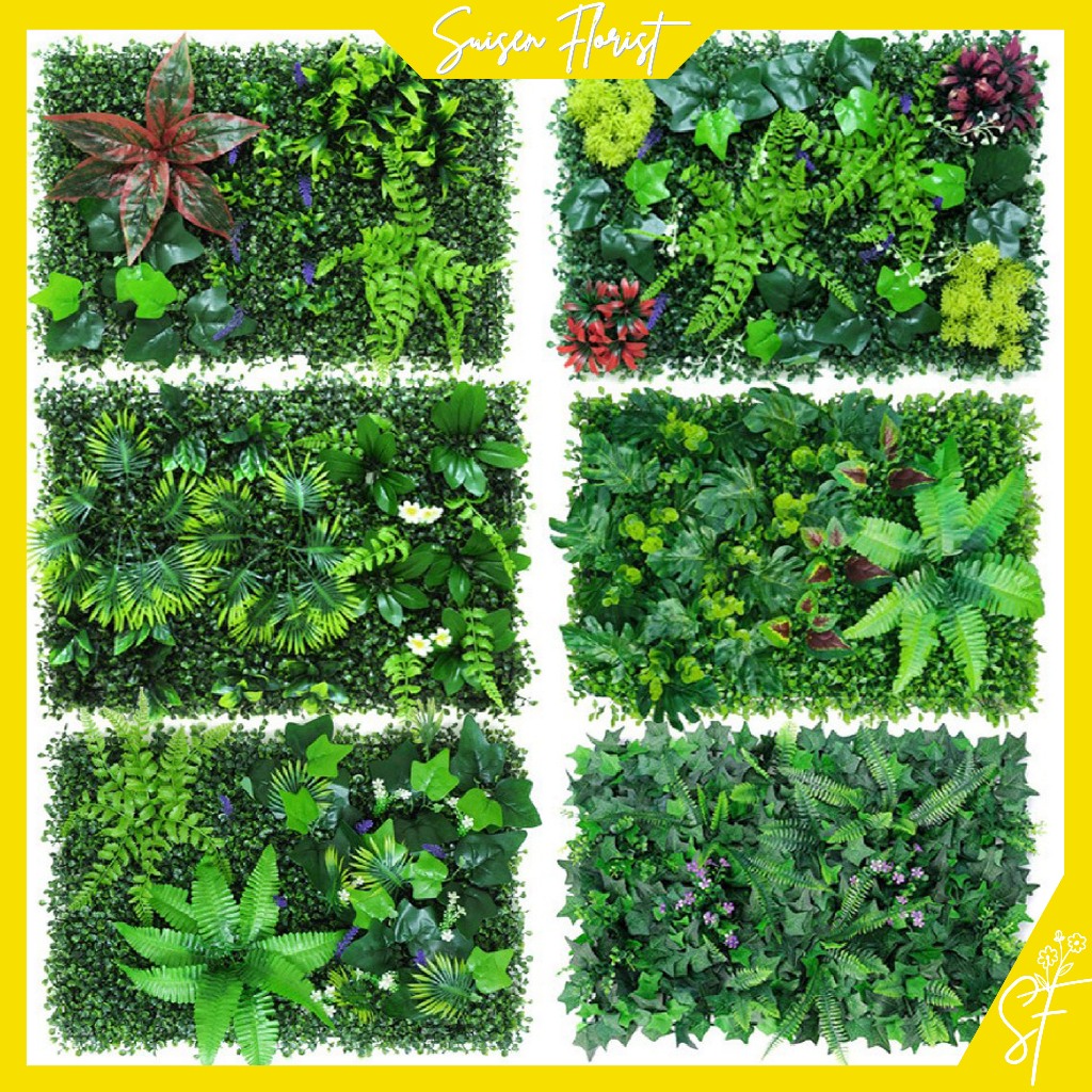 Jual SuisenFlorist Artificial Flower Rumput Dinding Bunga Hias Pagar ...