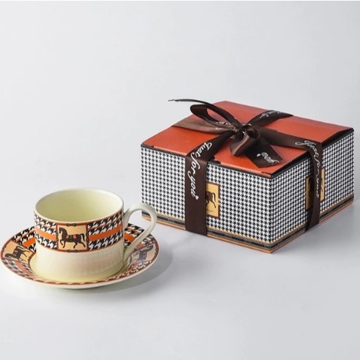 Jual [VAES] Cangkir Kuda Luxe / Cangkir Set Keramik Hampers Lebaran ...