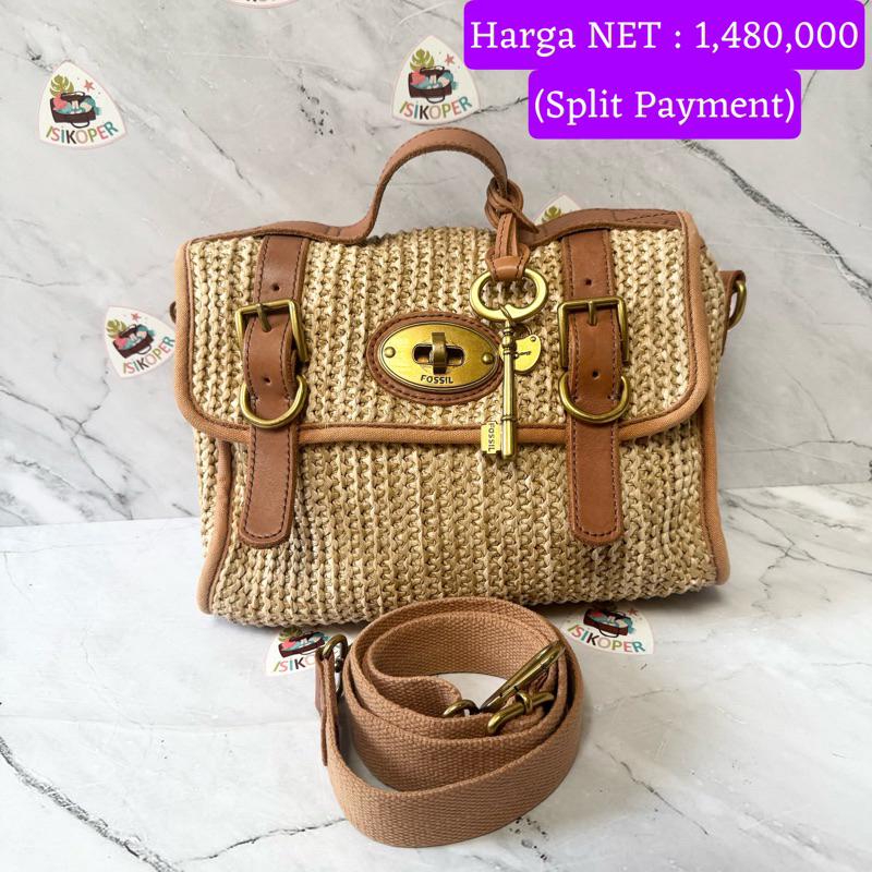 Jual 021 NET-Preloved Fossil VRI VRV Turnlock Woven (fullset) | Shopee ...