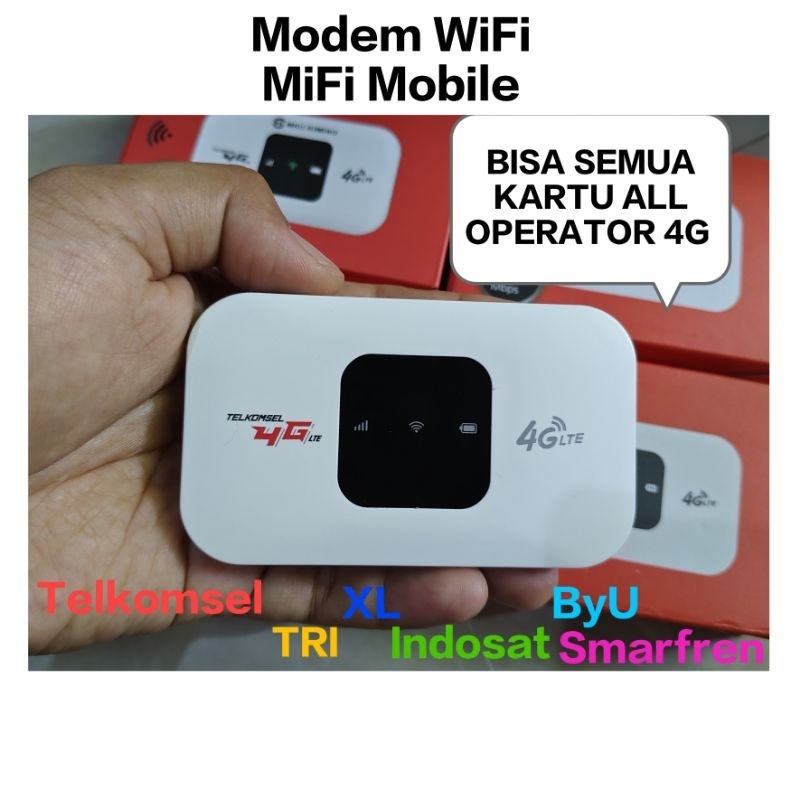 Jual Modem WiFi MiFi Mobile 4G Unlock Bisa Semua Kartu Pakai Baterai ...