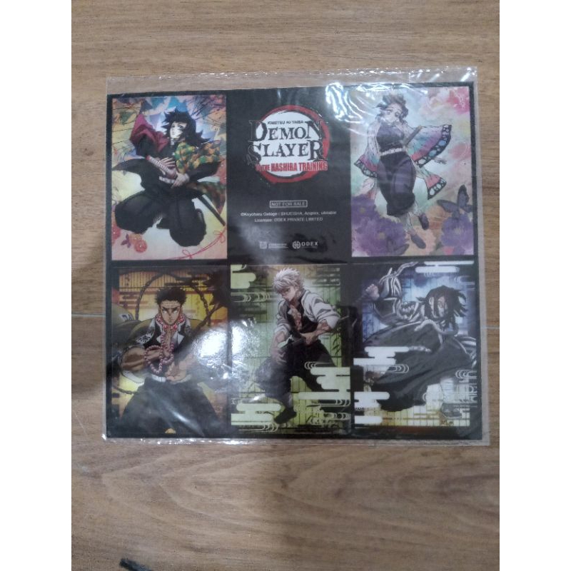 Jual Demon Slayer To The Hashira Training Sticker Set Official Cgv ...