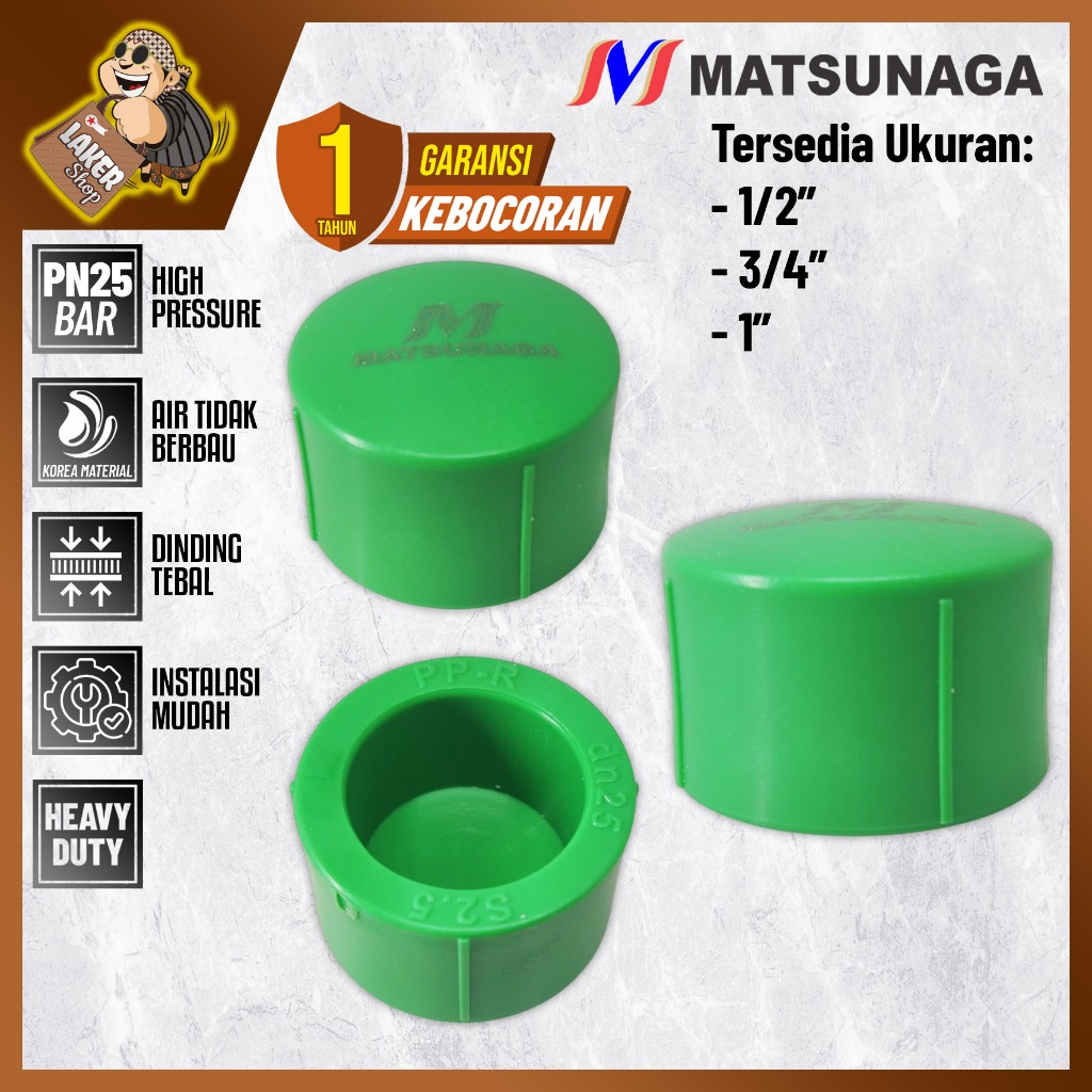 Jual Matsunaga Sambungan Cap PPR | Shopee Indonesia