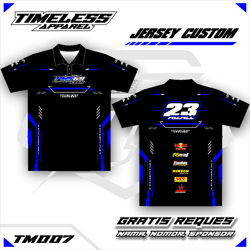 Jual Jersey Racing Baju Kaos Jersey Racing Custom Nama Full Printing ...