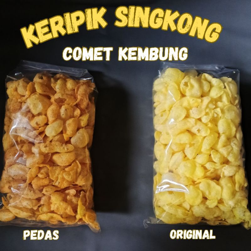 Jual keripik singkong comet kembung comring 500 gram 250 gram | Shopee ...